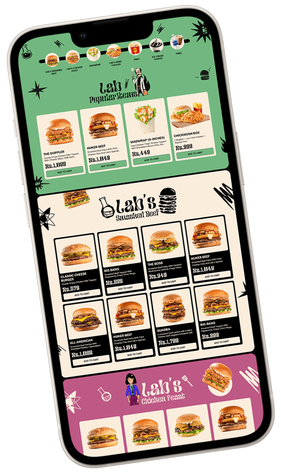 Order New Arrival Online - Burger Lab